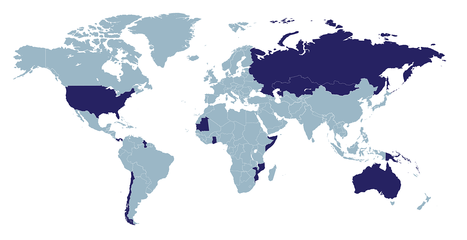 Pacific Rim Countries